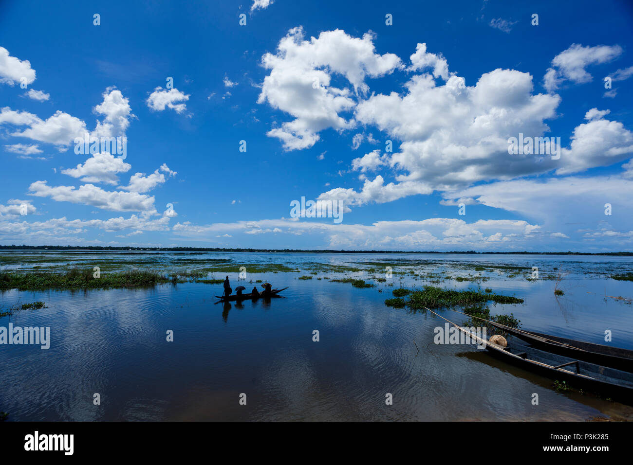Boats on the Hakaluki Haor. Moulvibazar, Bangladesh Stock Photo - Alamy