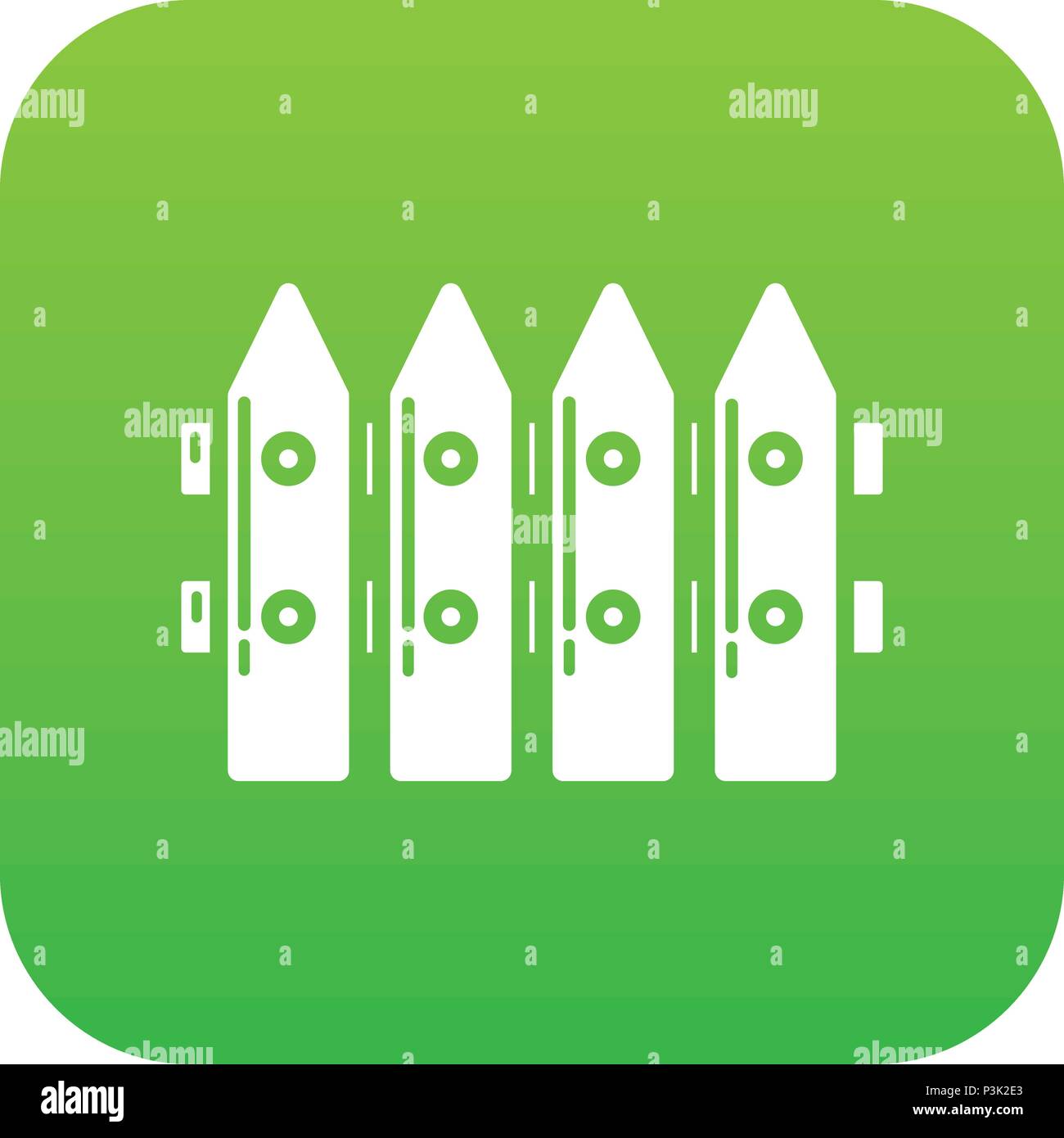 Fence rustic icon, simple black style Stock Vector Image & Art - Alamy