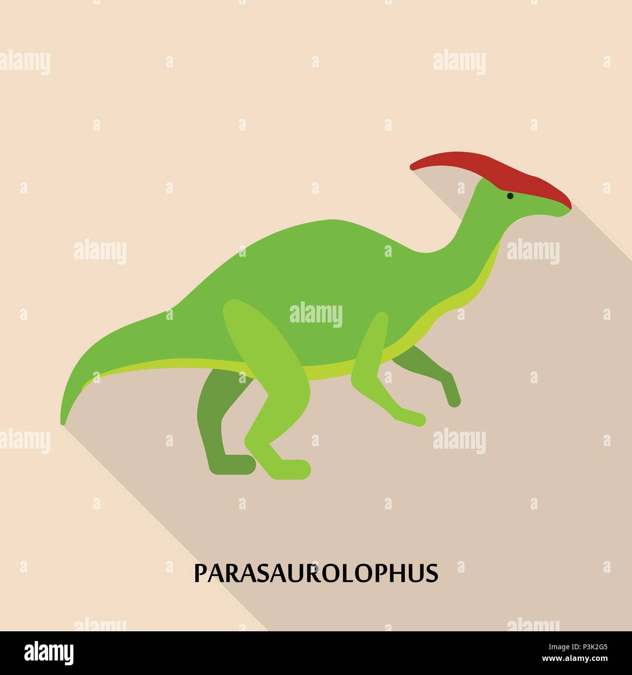 Parasaurolophus symbol hi-res stock photography and images - Alamy