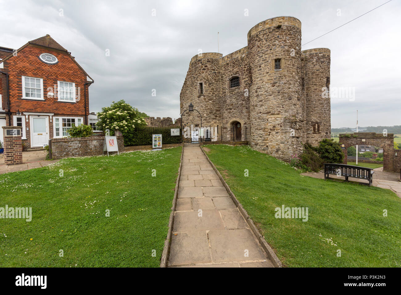 Rye Castle in Rye, East Sussex, England, UK Stock Photo - Alamy