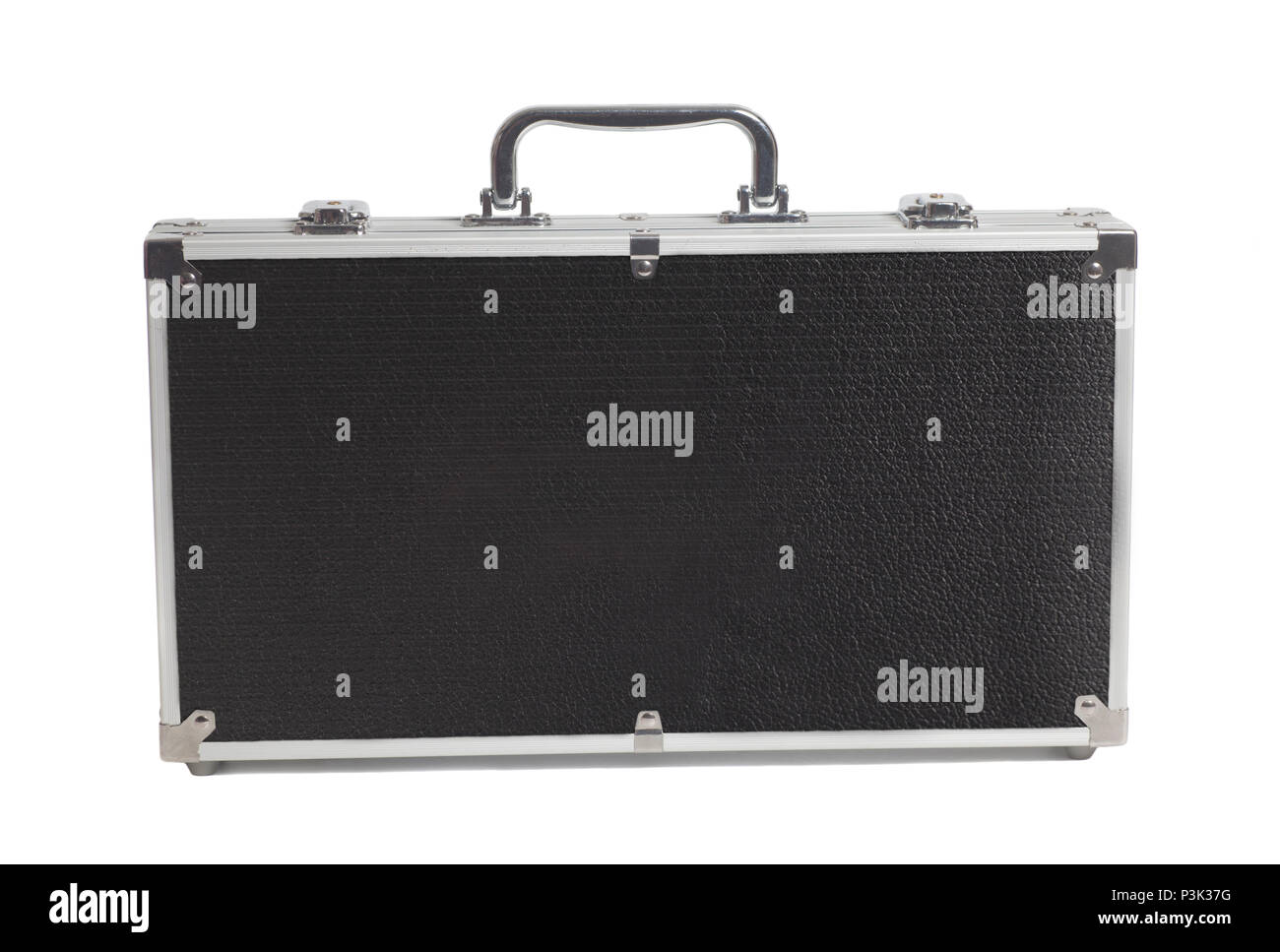 Business travel suitcase isolated on a white background Stock Photo - Alamy