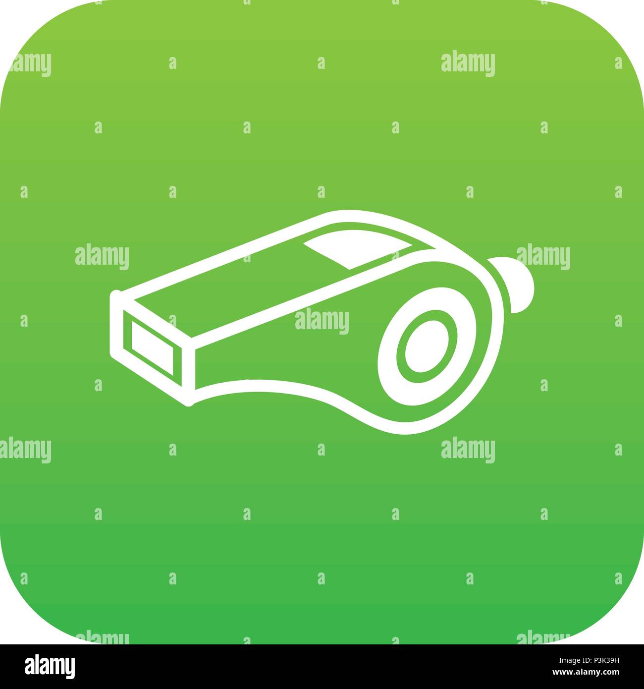 Whistle icon, simple black style Stock Vector Image & Art - Alamy