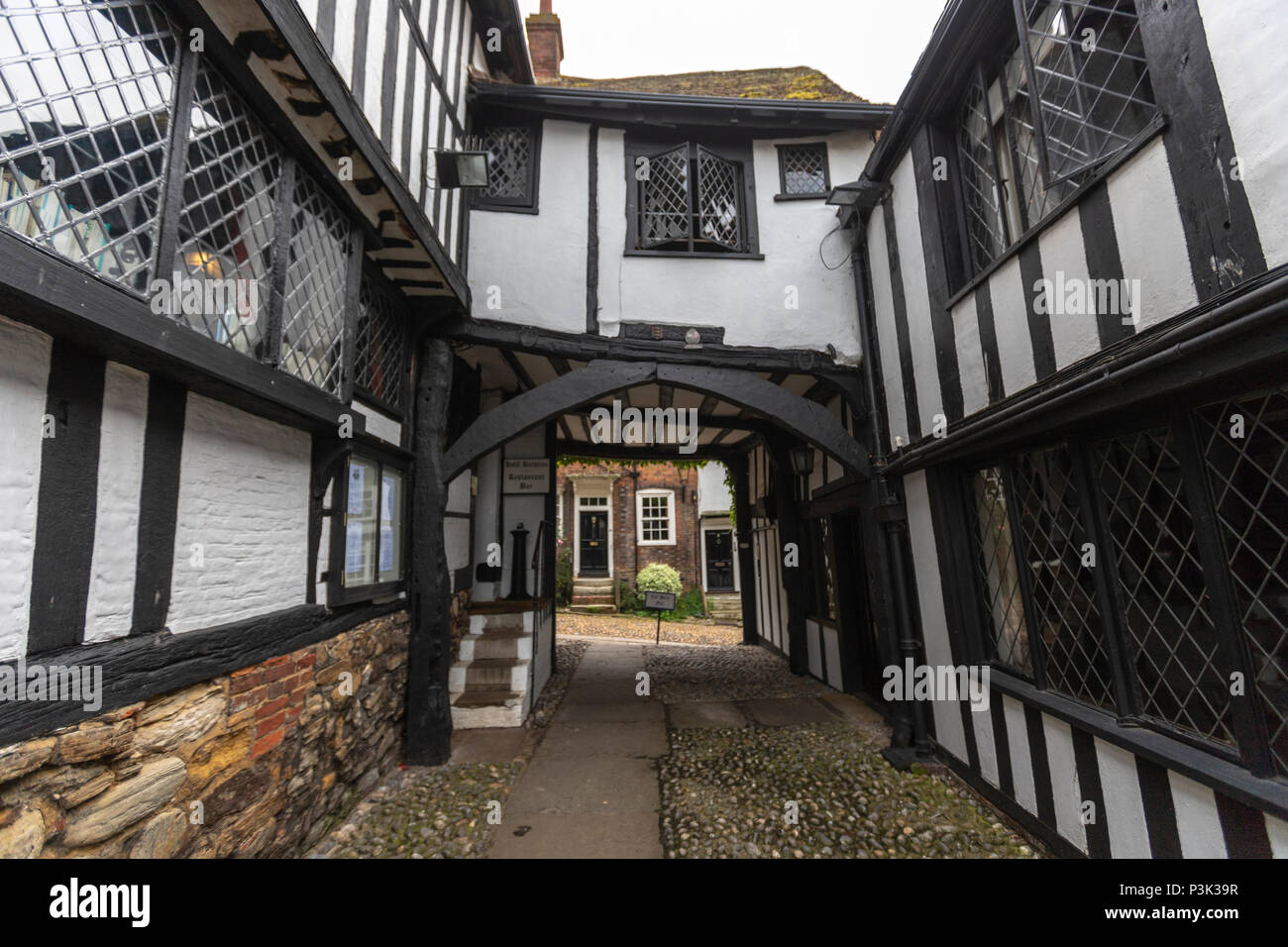 Mermaid Street Showing Typically Steep Slope And Cobbled Surface High ...