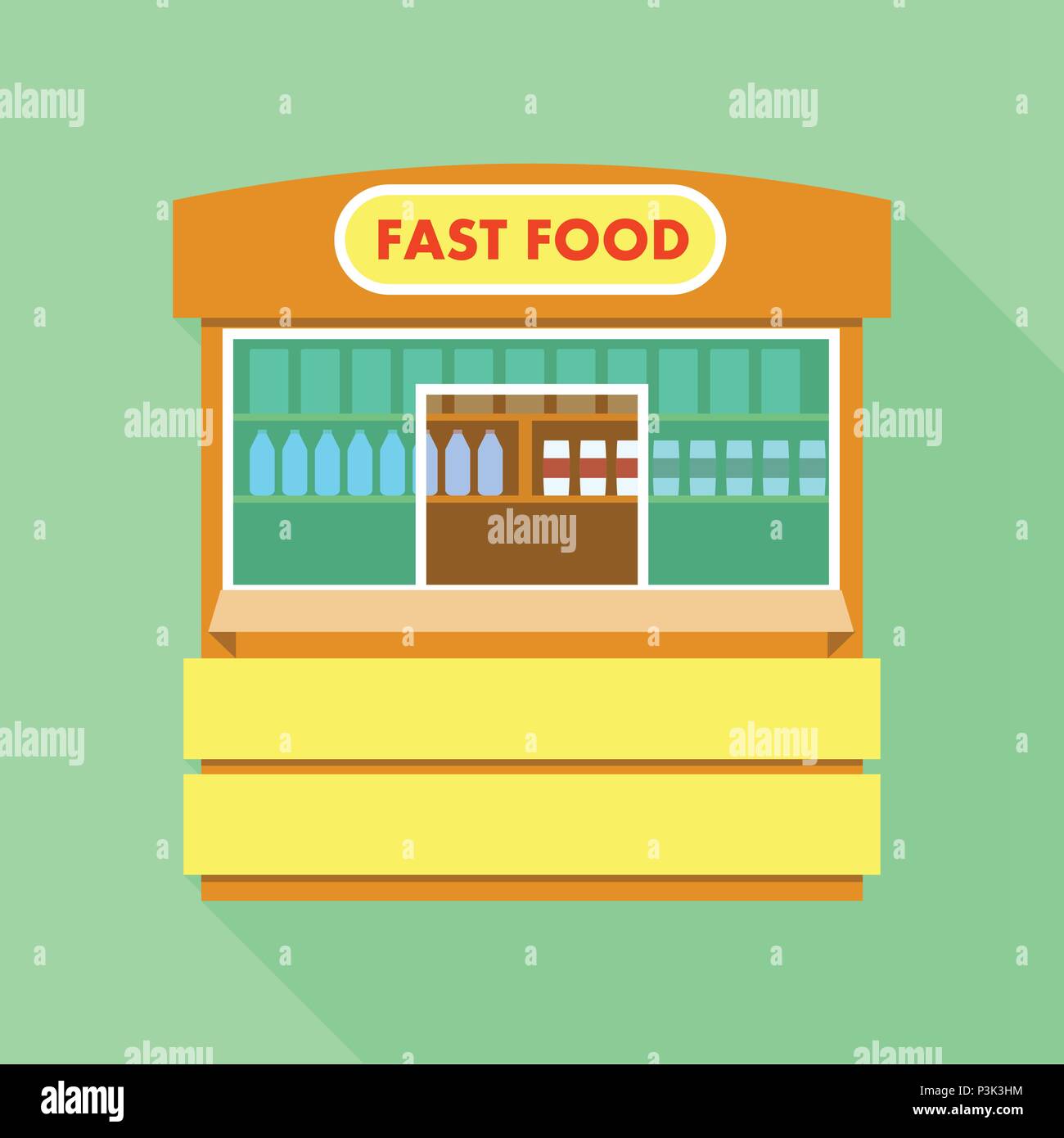 Storefront downtown shop store Stock Vector Images - Alamy