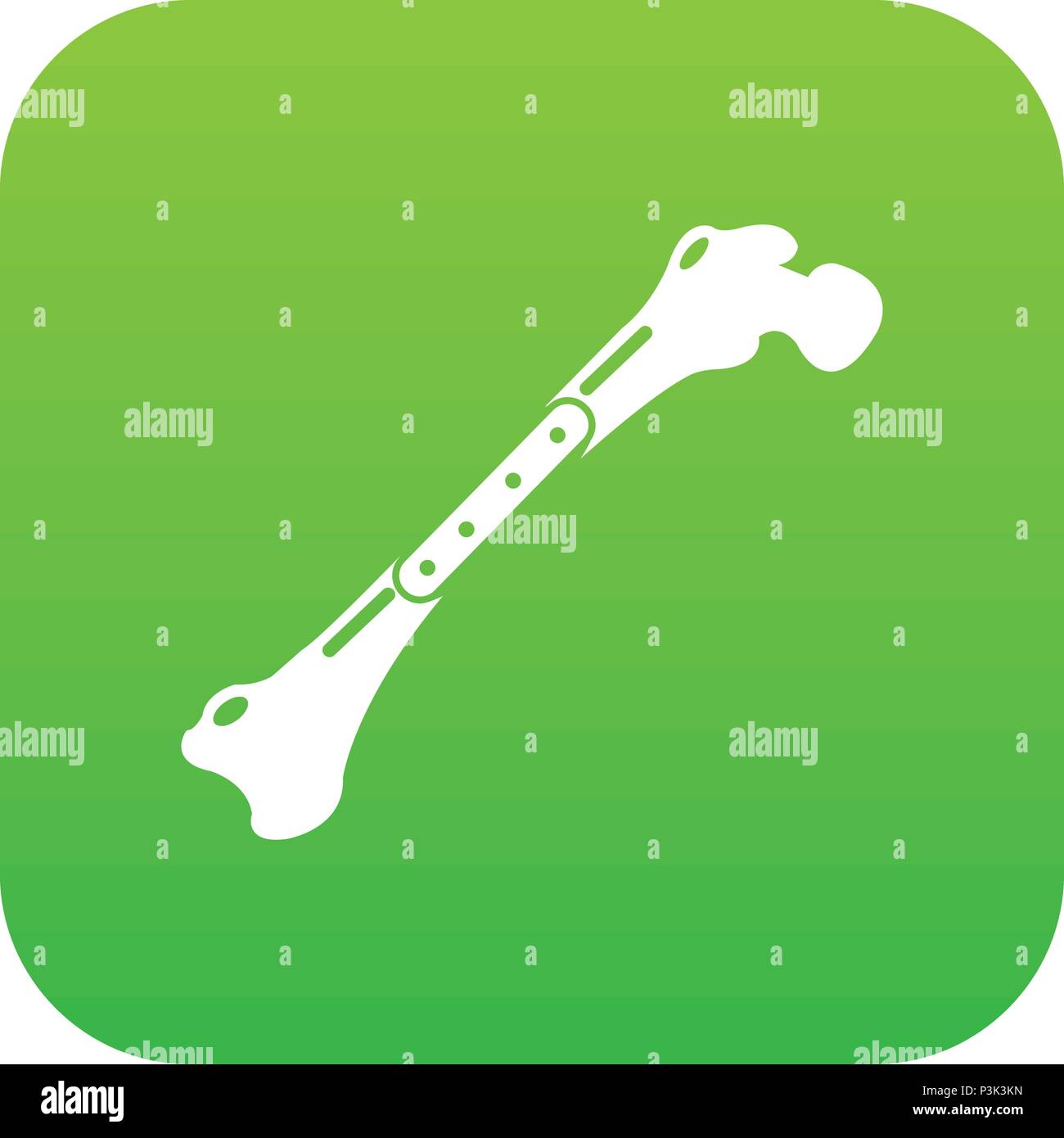 Broken bone icon, simple style Stock Vector Image & Art - Alamy