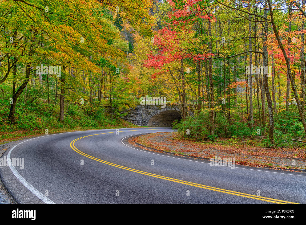 Beautiful curved mountain road colorful hi-res stock photography and ...