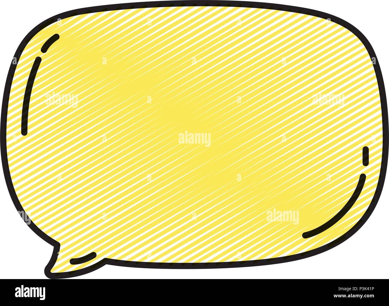 doodle chat bubble notes text message Stock Vector Image & Art - Alamy
