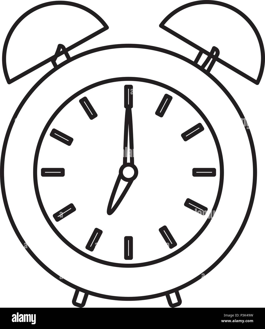 Circle clock Stock Vector Images - Alamy