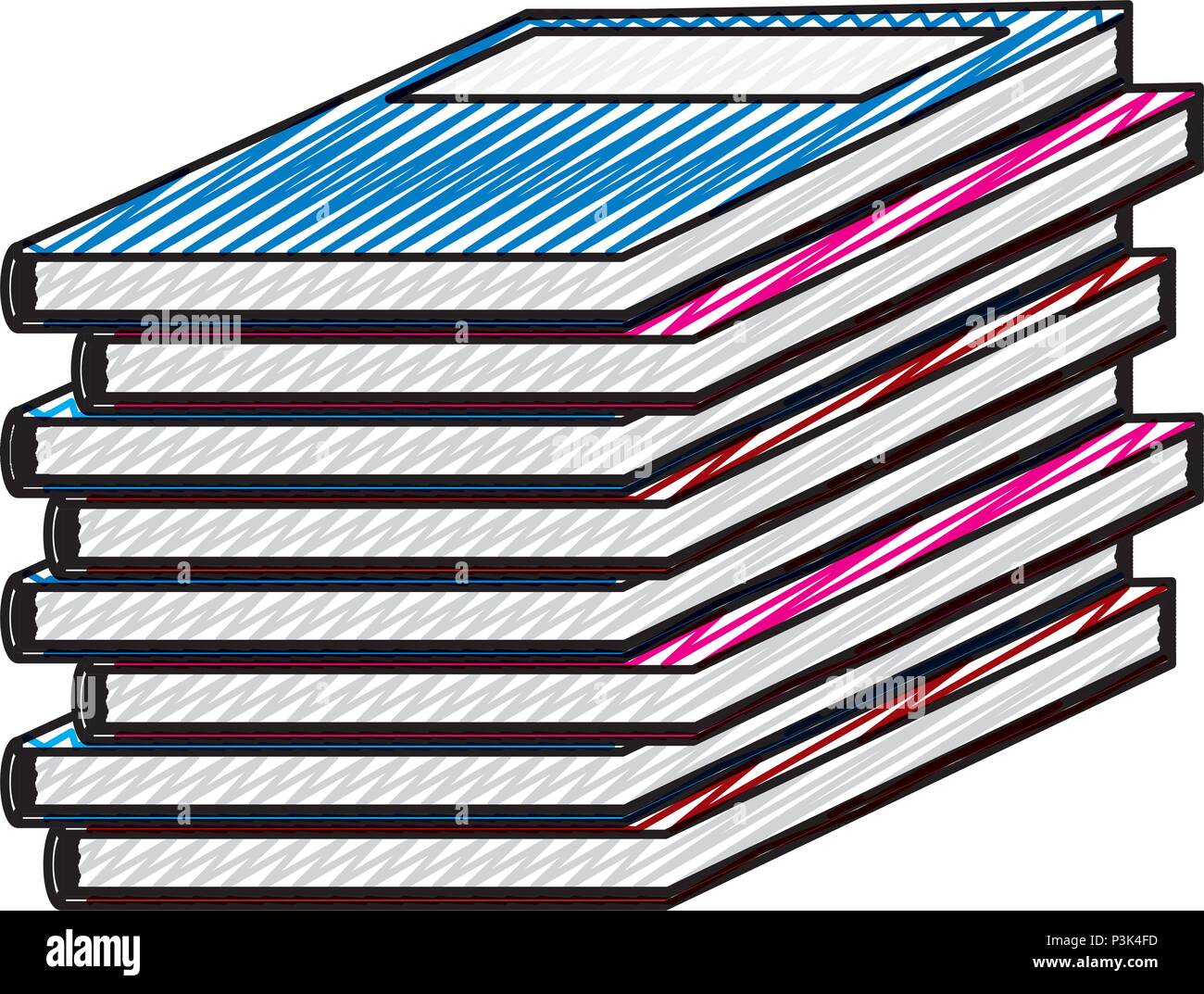 doodle education books academic object study Stock Vector Image & Art ...