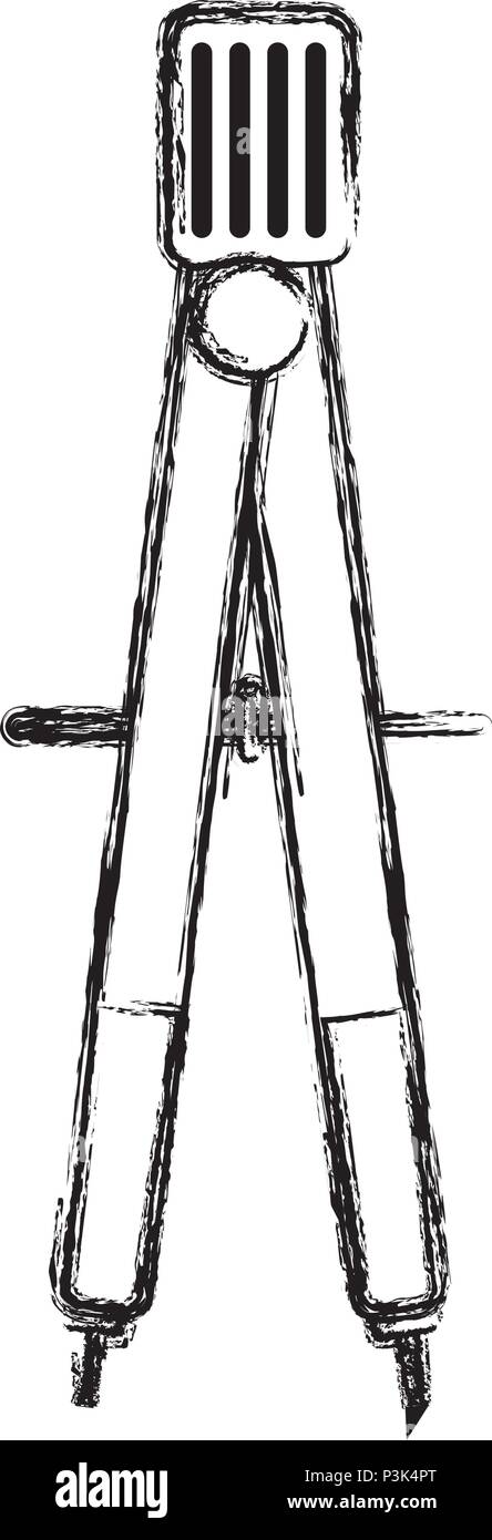 grunge compass design education school tool Stock Vector Image & Art ...