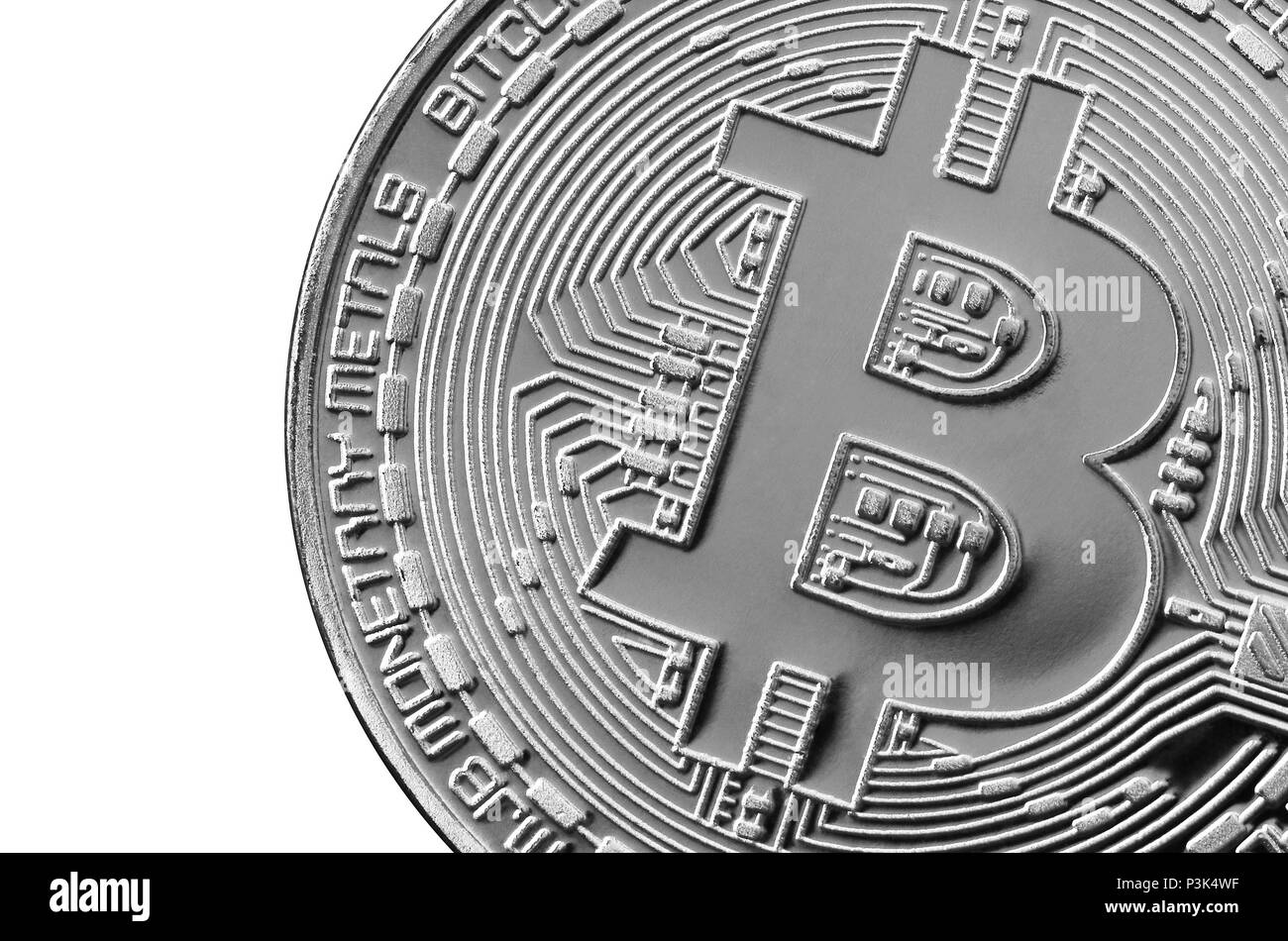 Bitcoin. Physical bit coin. Digital currency. Cryptocurrency mining ...