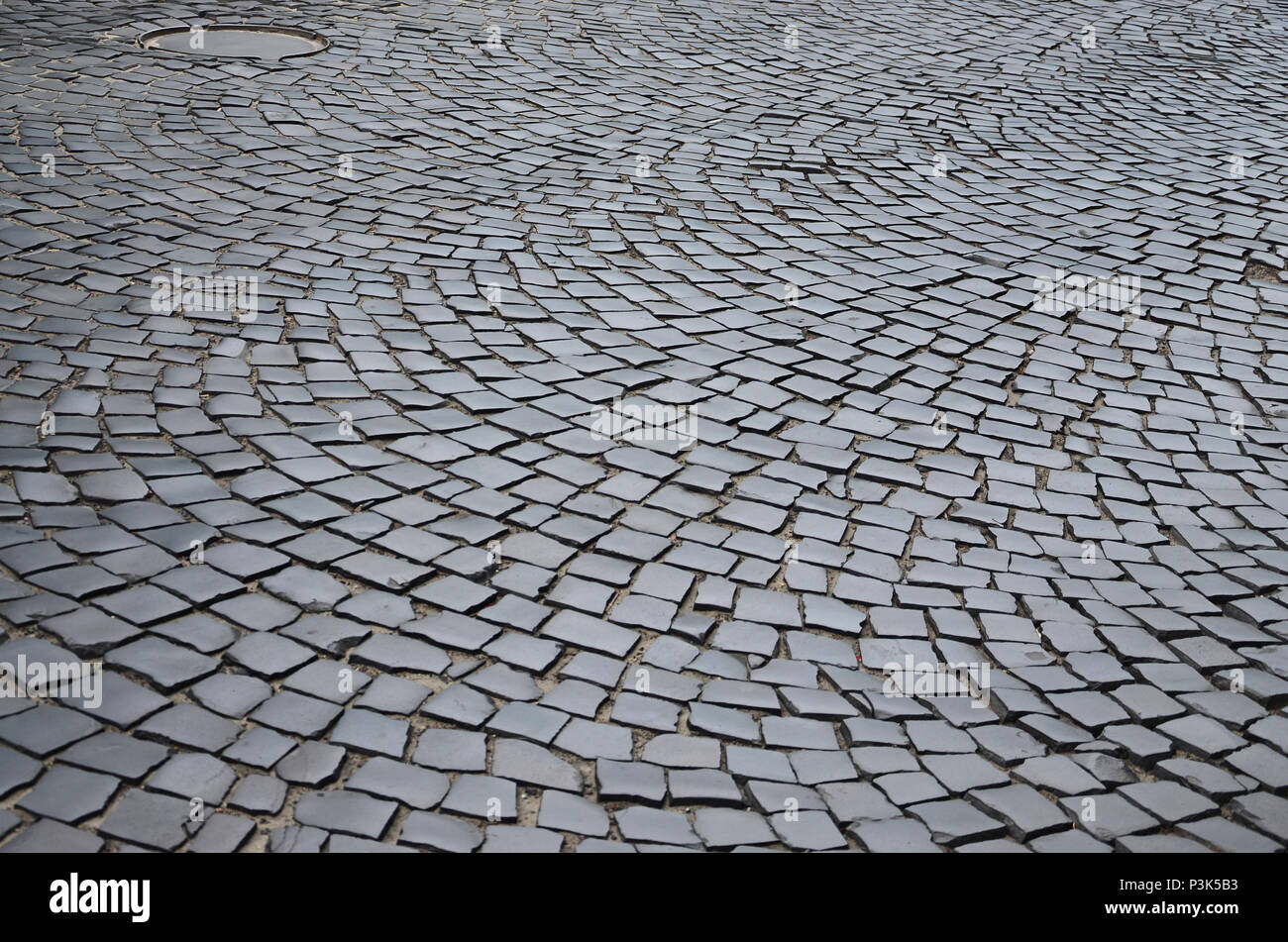 Black large square paving hi-res stock photography and images - Alamy