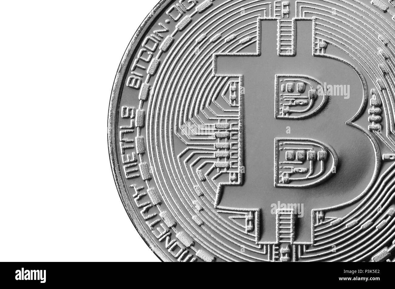 Bitcoin. Physical bit coin. Digital currency. Cryptocurrency mining ...