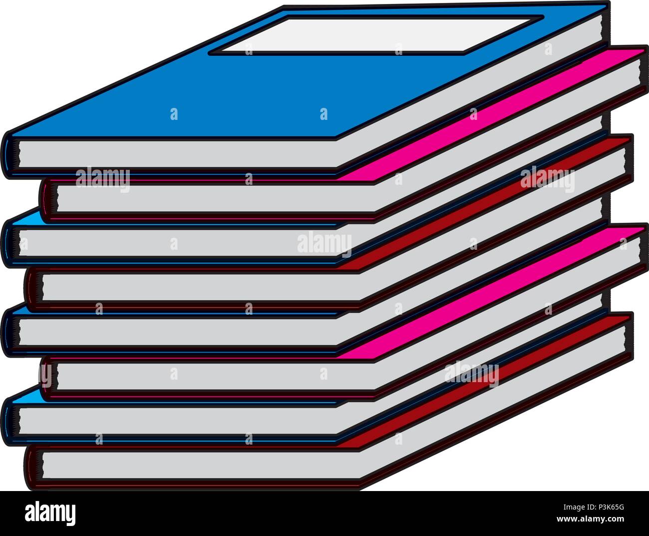 color education books academic object study Stock Vector Image & Art ...