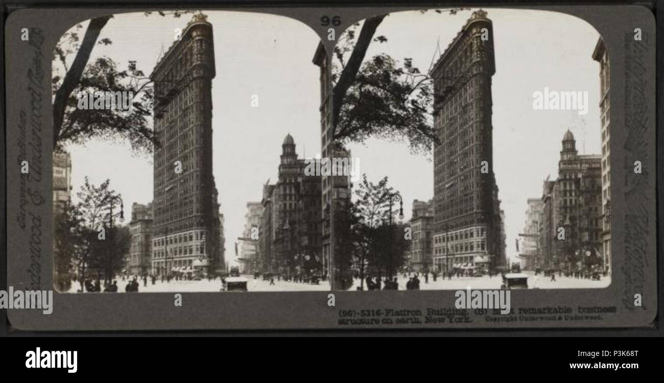 . 'Flatiron' Building, most remarkable business structure on earth, New ...