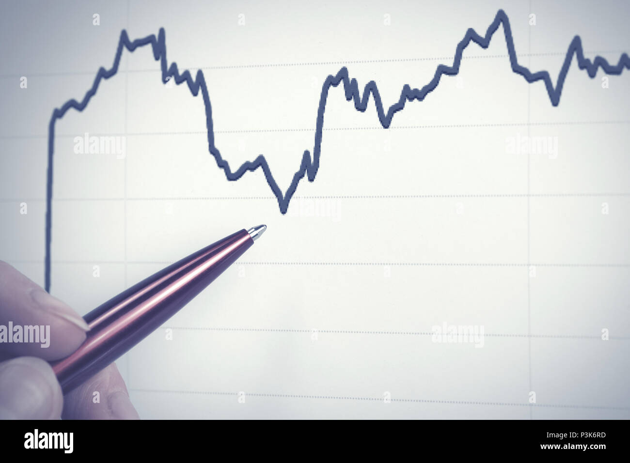 Financial graphs analysis Stock Photo - Alamy