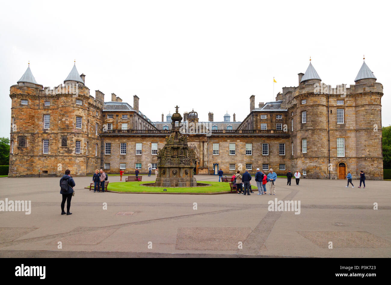 Holyrood Palace, or The Palace of Holyroodhouse, the official residence ...