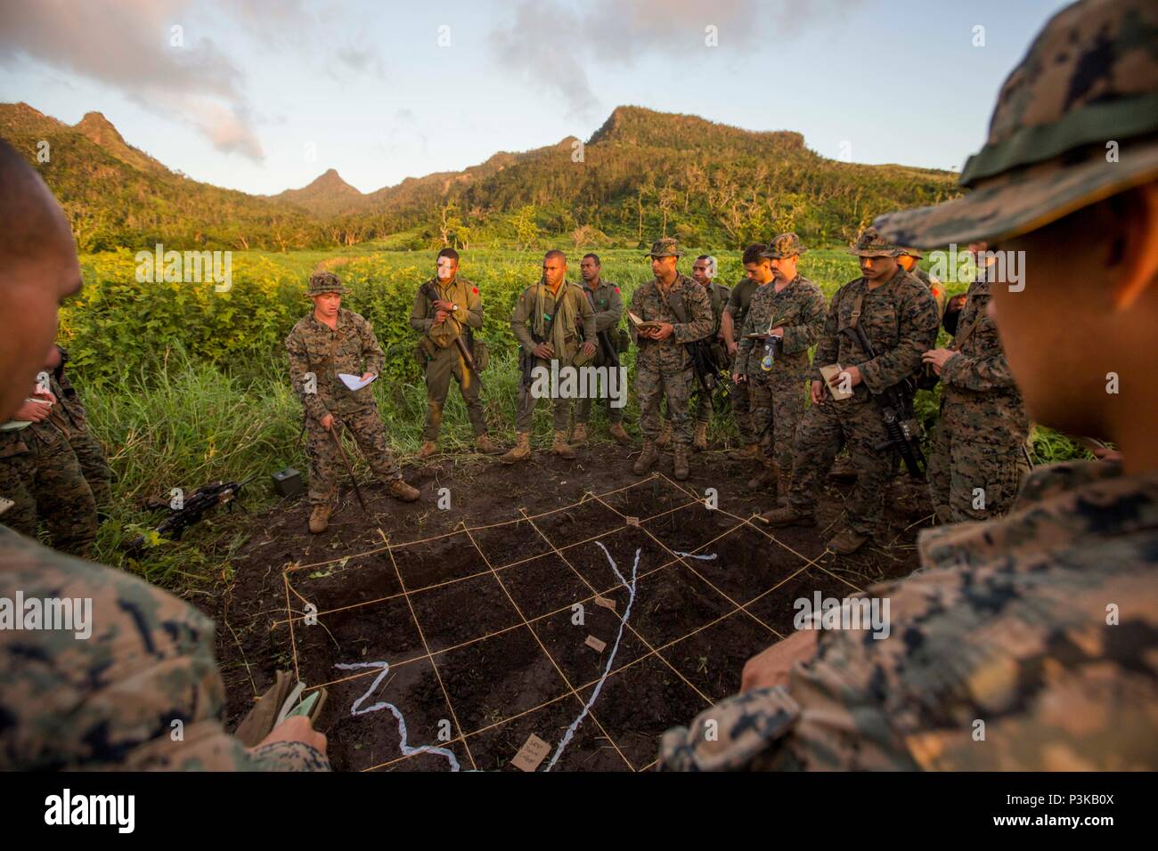 U.S. Marine Sgt. Donald Conde III with Task Force Koa Moana 16.2 ...