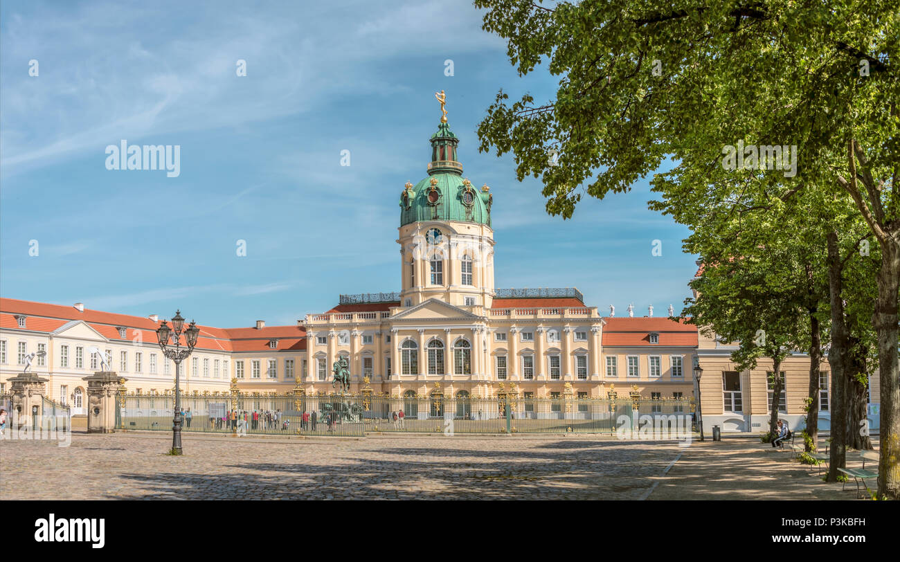 Entrance to Charlottenburg Palace, Berlin, Germany Stock Photo - Alamy