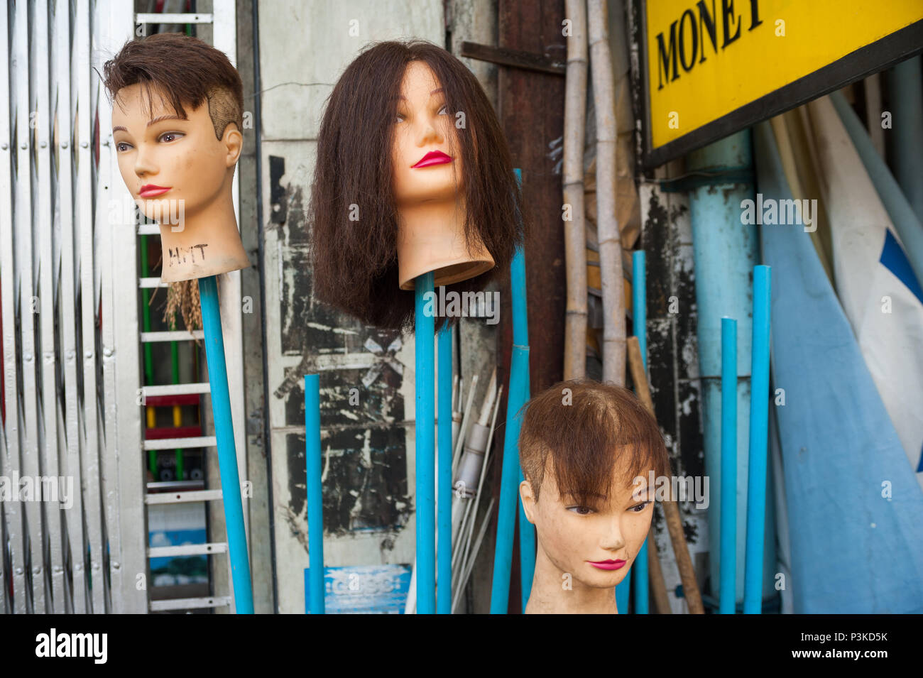 Wig store hi-res stock photography and images - Alamy