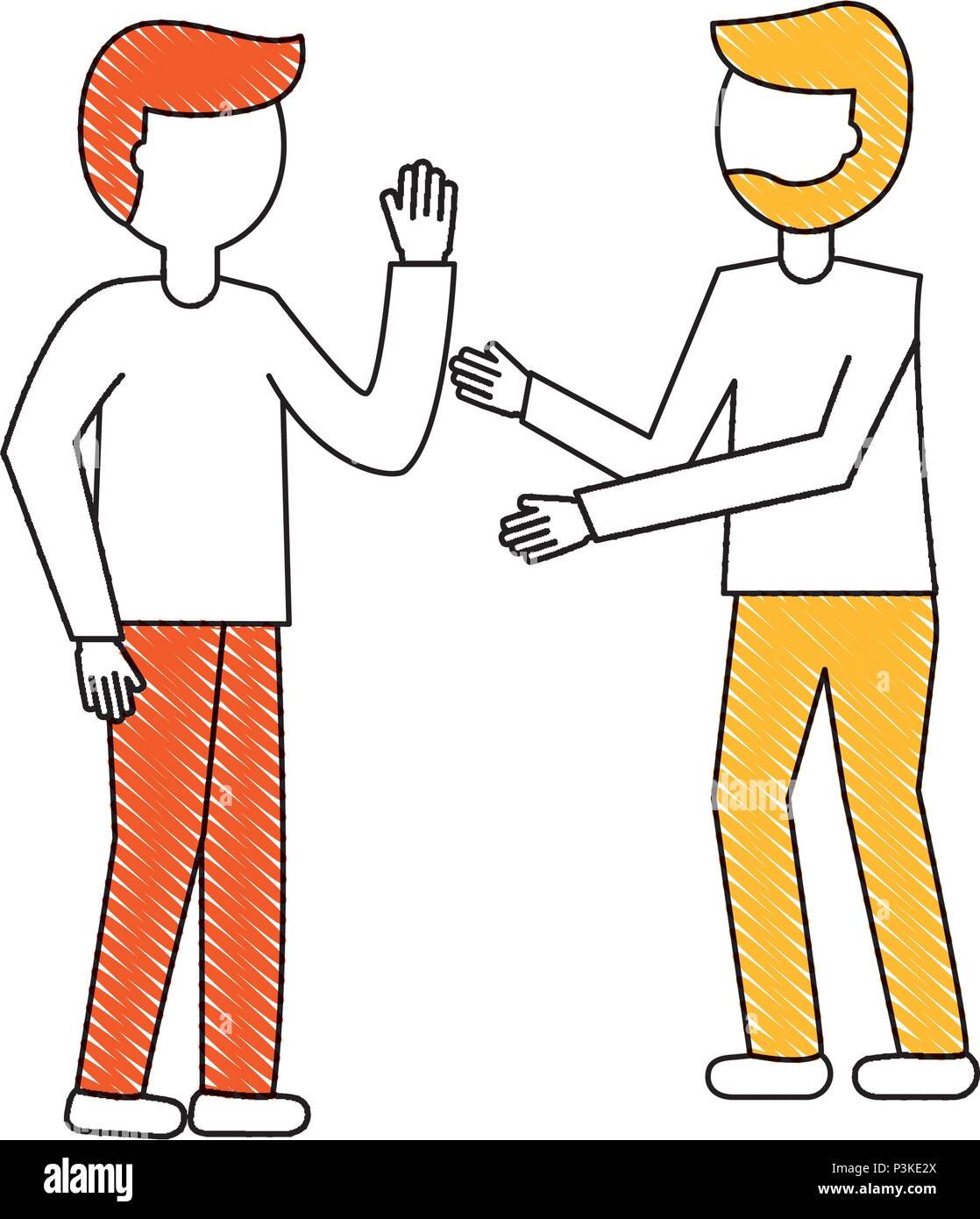 business people character avatars standing vector illustration Stock ...