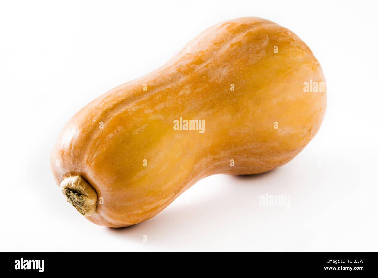 Butternut pumpkin isolated on white background Stock Photo - Alamy