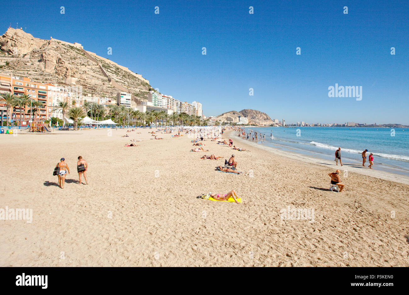 Alicante city beach spain hi-res stock photography and images - Alamy