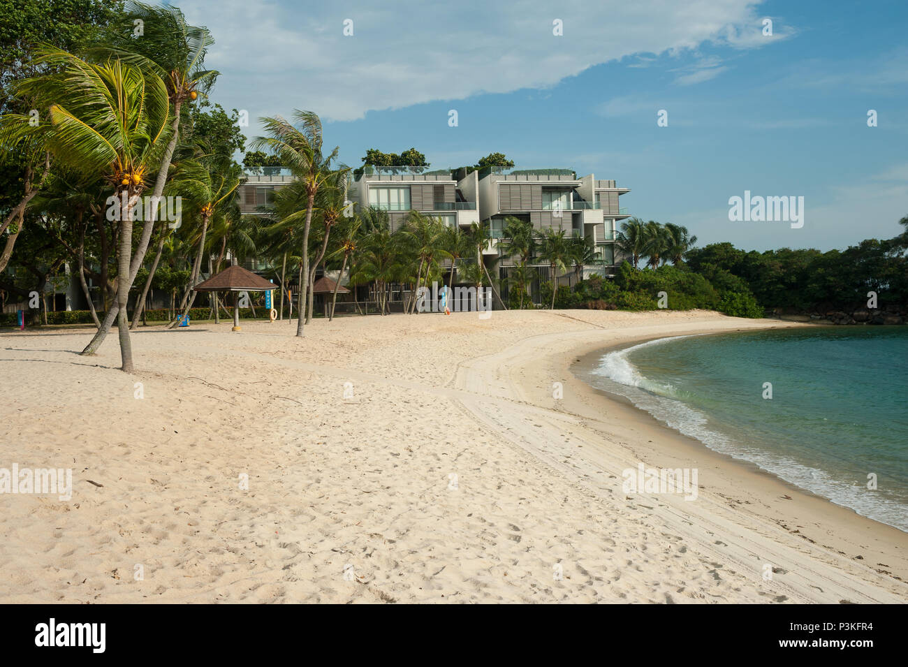 Singapore, Republic of Singapore, Asia, Tanjong beach on Sentosa Stock ...