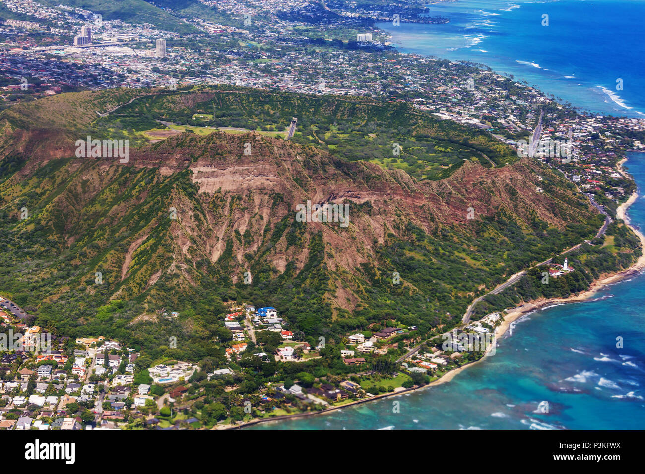 Beautiful landscapes in Oahu island, Hawaii Stock Photo - Alamy