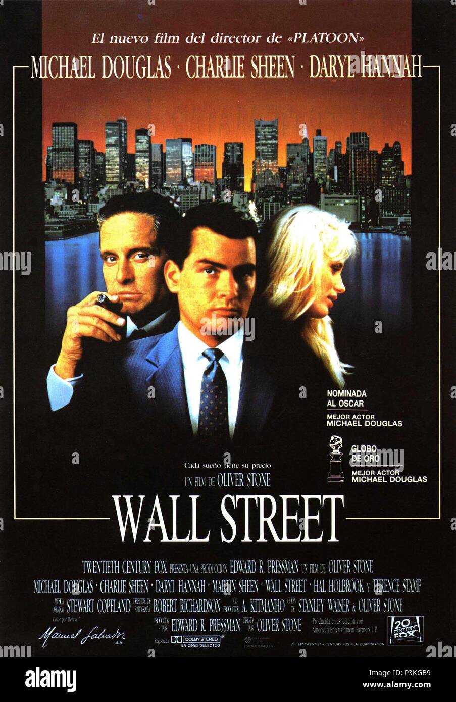 Wall street 1987 poster hi-res stock photography and images - Alamy