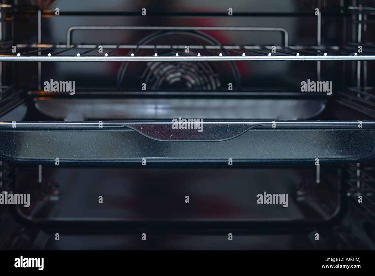 The inside of a stove oven Stock Photo - Alamy