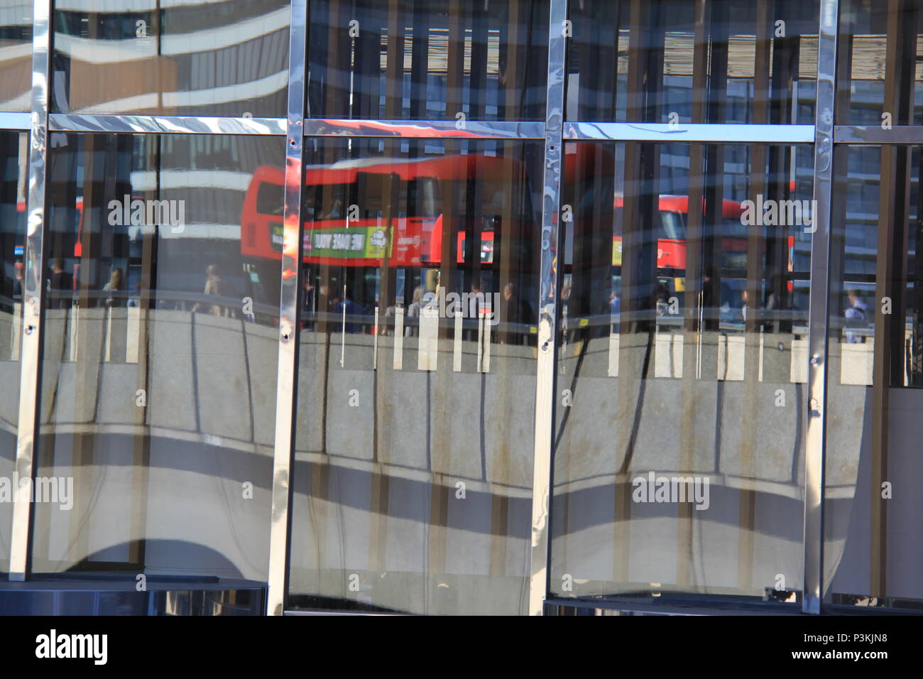 Distorted Reflections Windows Glass High Resolution Stock Photography ...