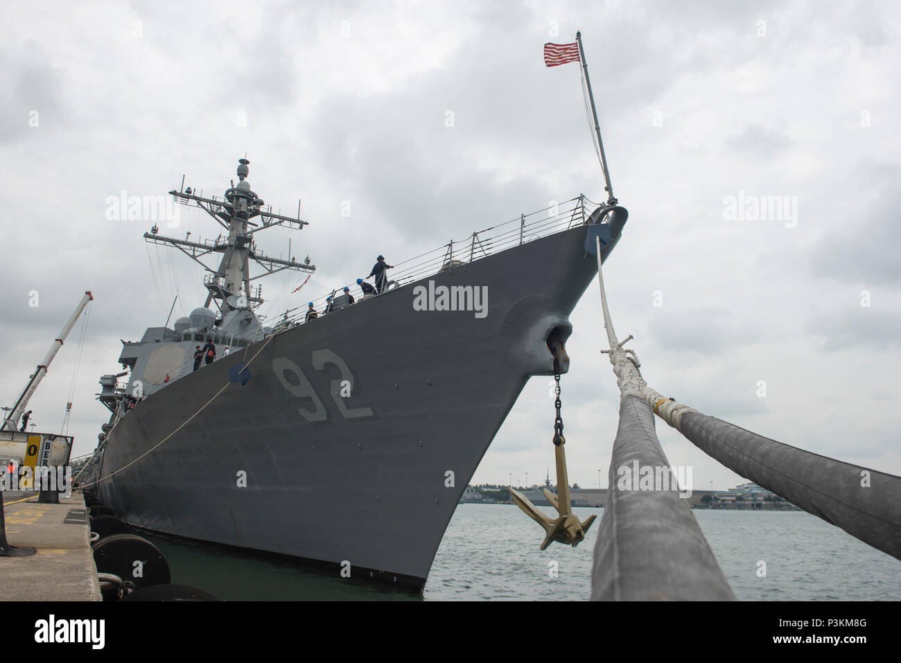 160702-N-OU129-004 SINGAPORE (July 02, 2016) The guided-missile ...