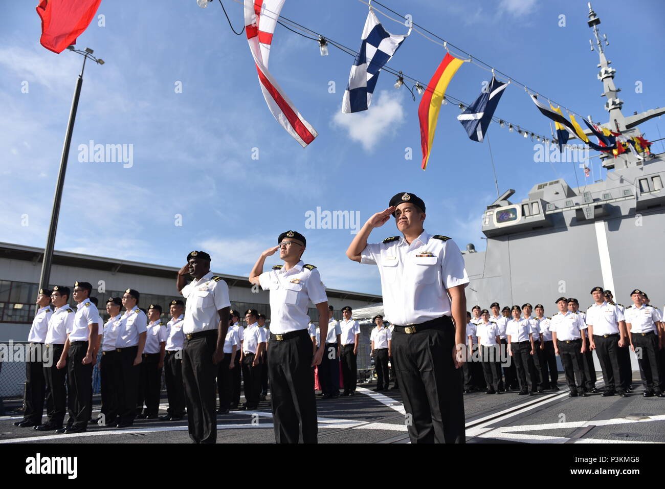 JOINT BASE PEARL HARBOR-HICKAM (July 1, 2016) Crew from the Republic of ...