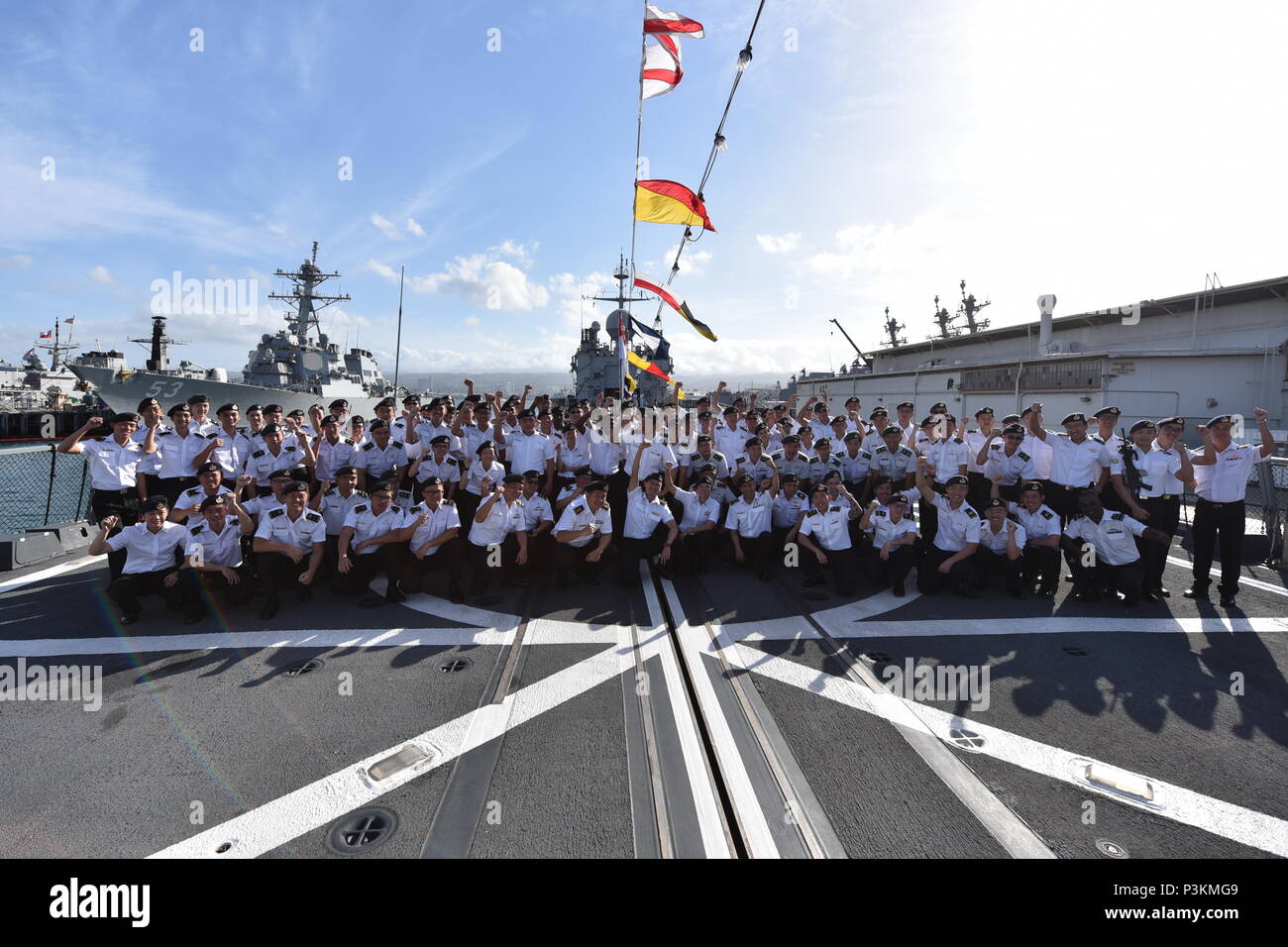 JOINT BASE PEARL HARBOR-HICKAM (July 1, 2016) Crew from Republic of ...