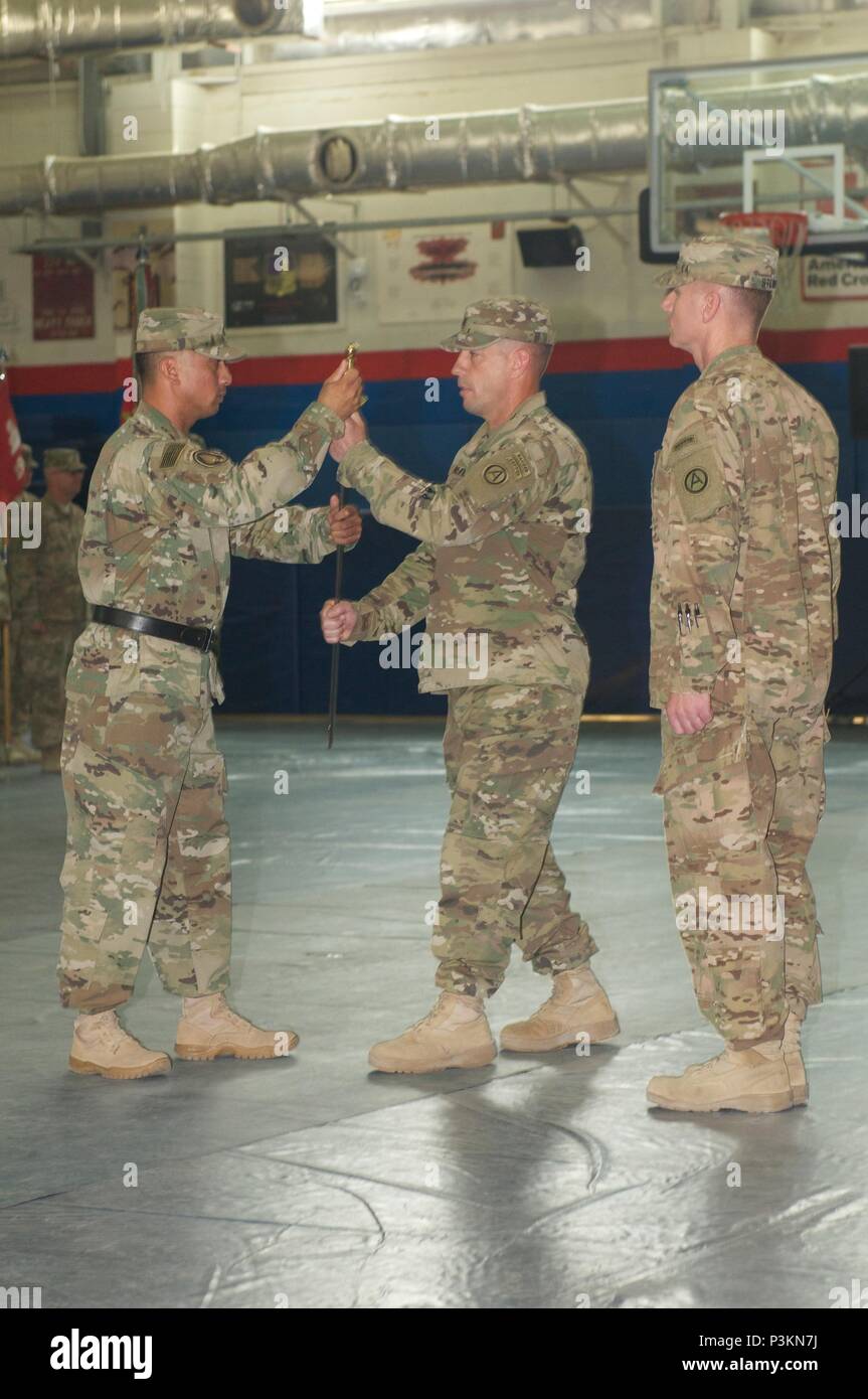 Command Sgt. Maj. Eric J. Alfieri, former Area Support Group Kuwait ...