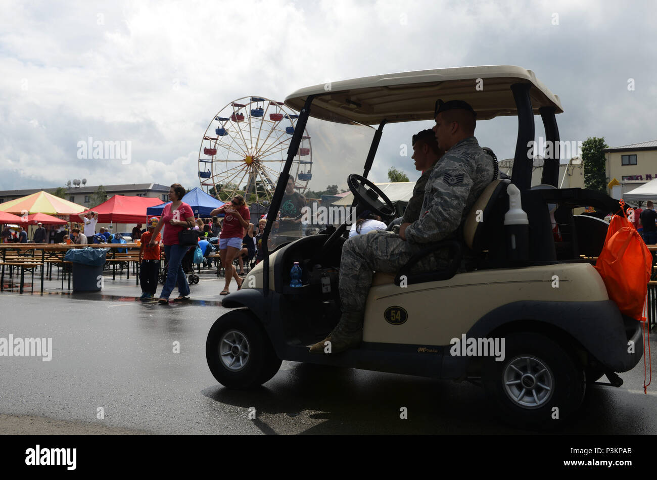 86th Security Forces Squadron members conduct a patrol during Freedom ...