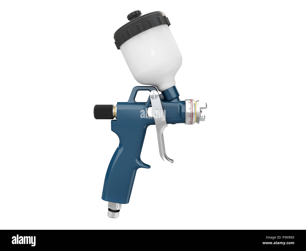 3d Illustration of spray gun isolated on white Stock Photo - Alamy