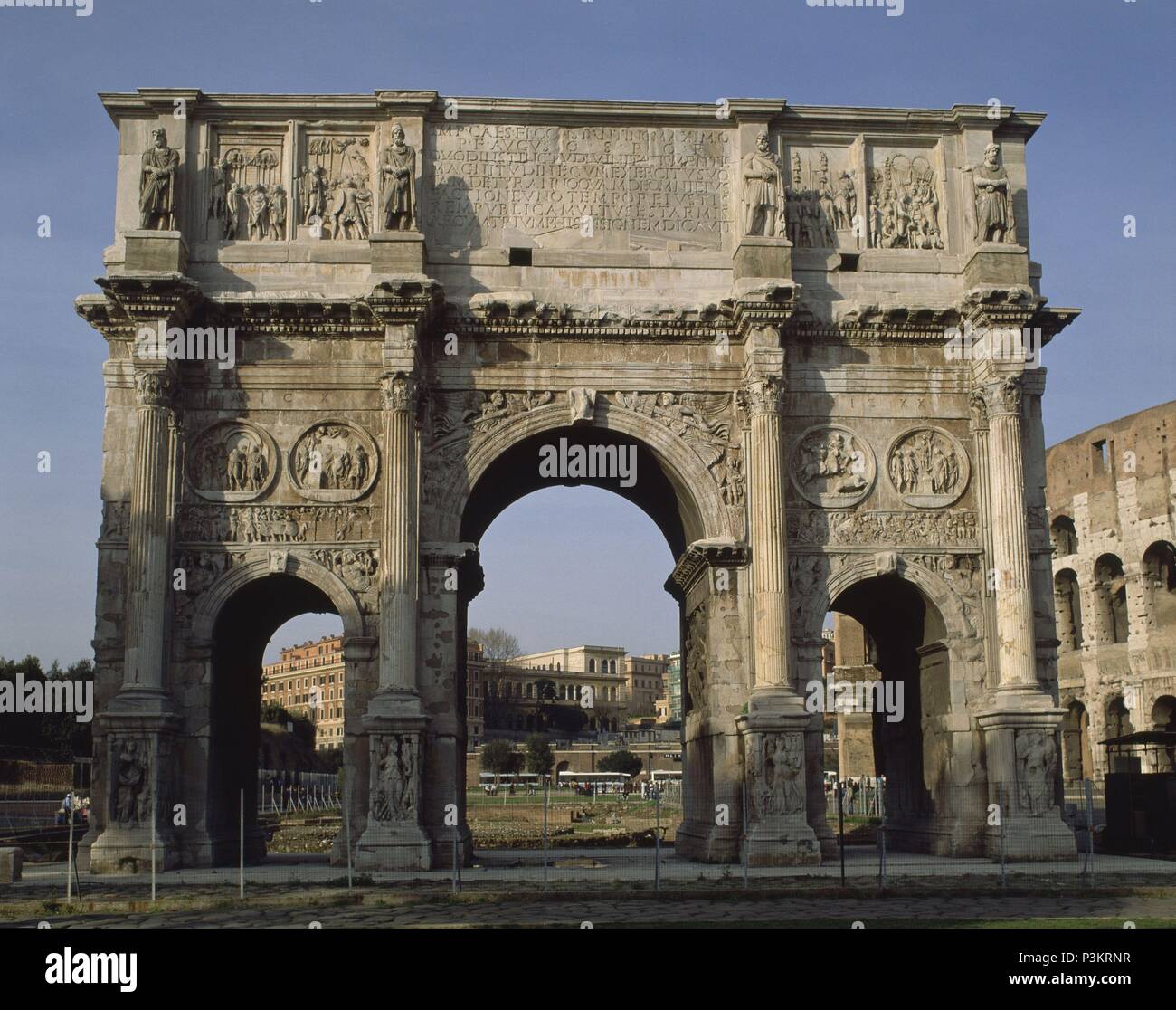 ARCO DEL TRIUNFO ERIGIDO EN CONMEMORACION DE LA VICTORIA DE CONSTANTINO ...