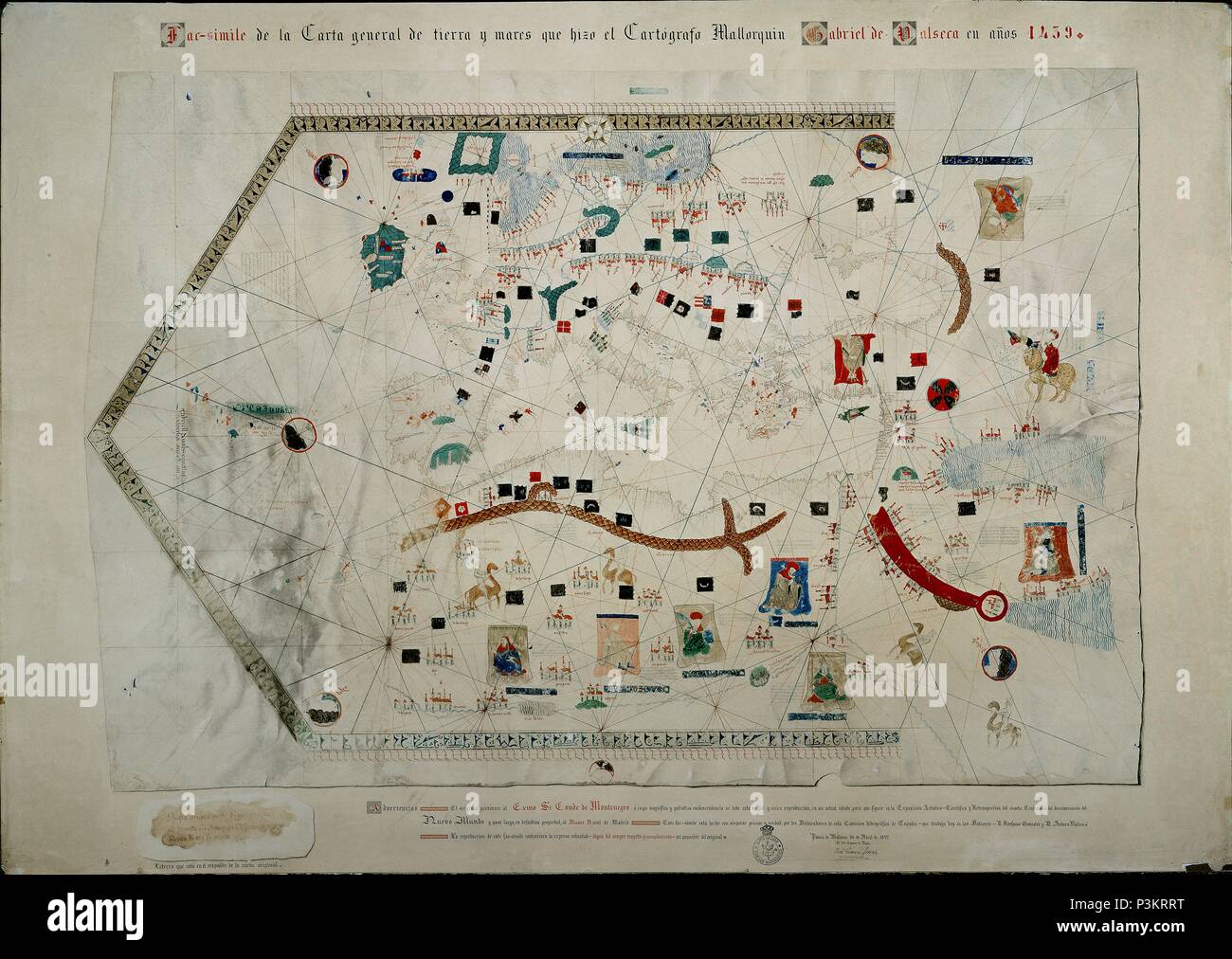 Mapa del mundo del siglo xv hi-res stock photography and images - Alamy