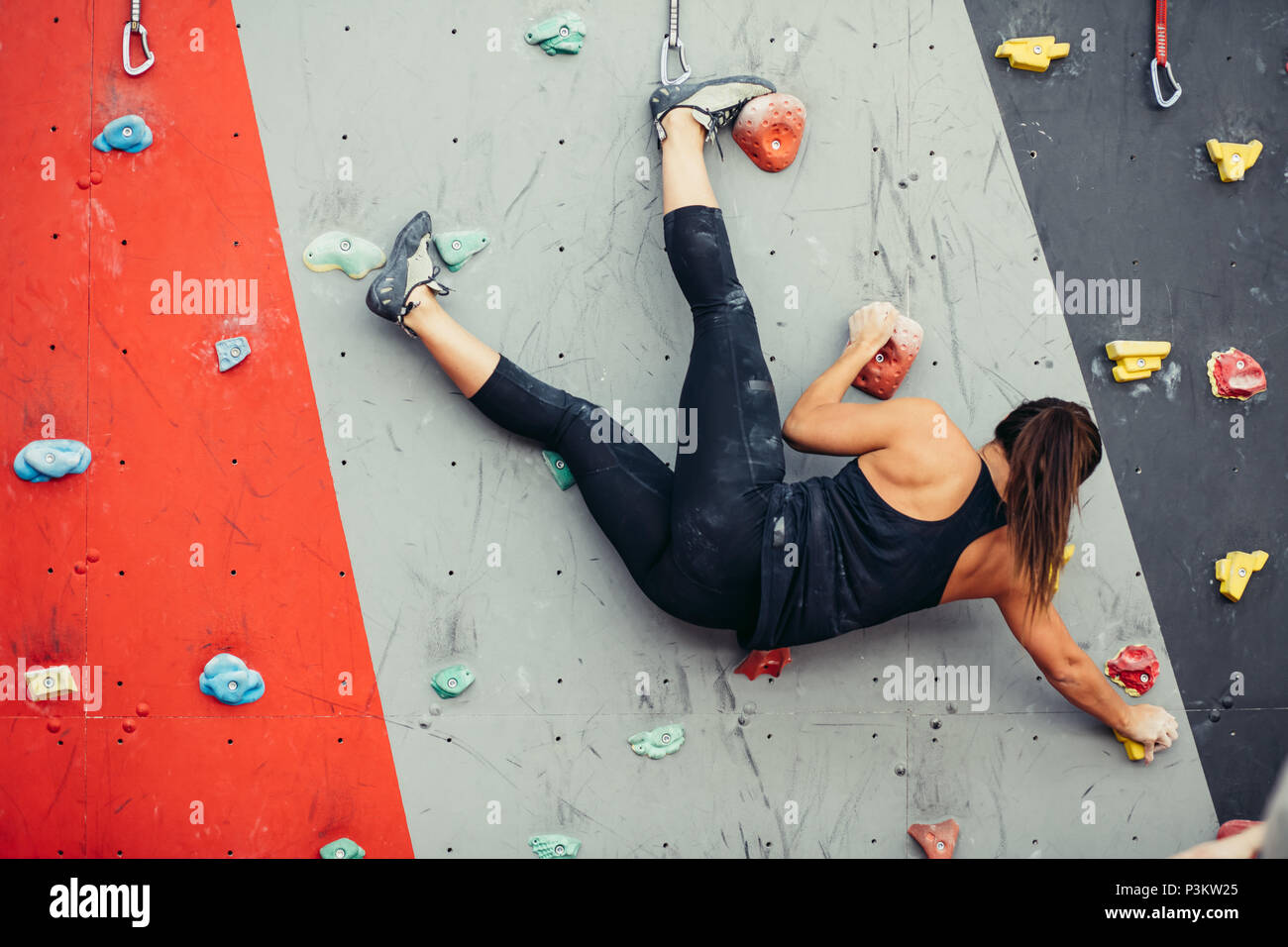 A big wall free climber hi-res stock photography and images - Alamy