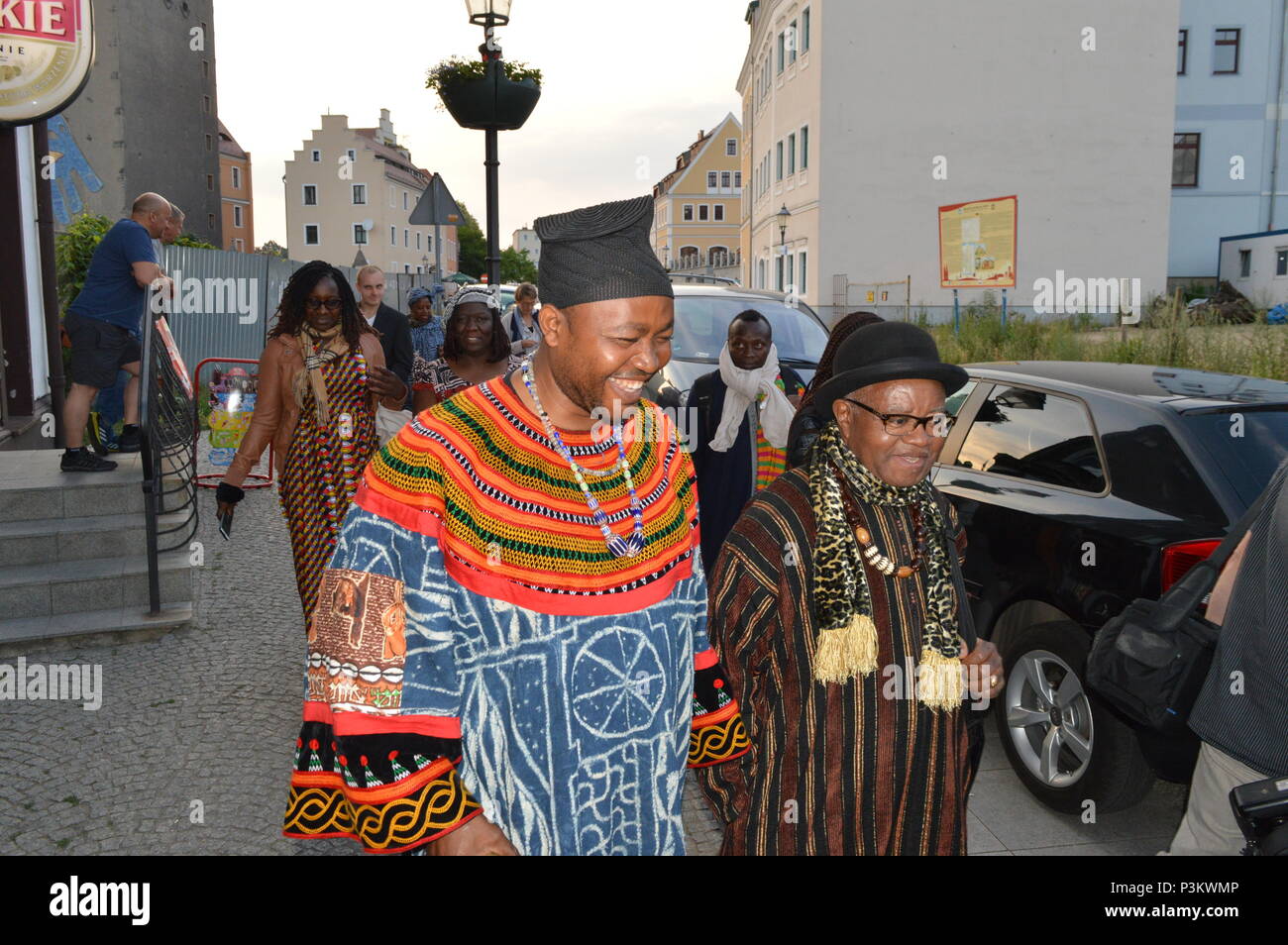 kings of cameroon visit goerlitz and zgorzelec Stock Photo - Alamy