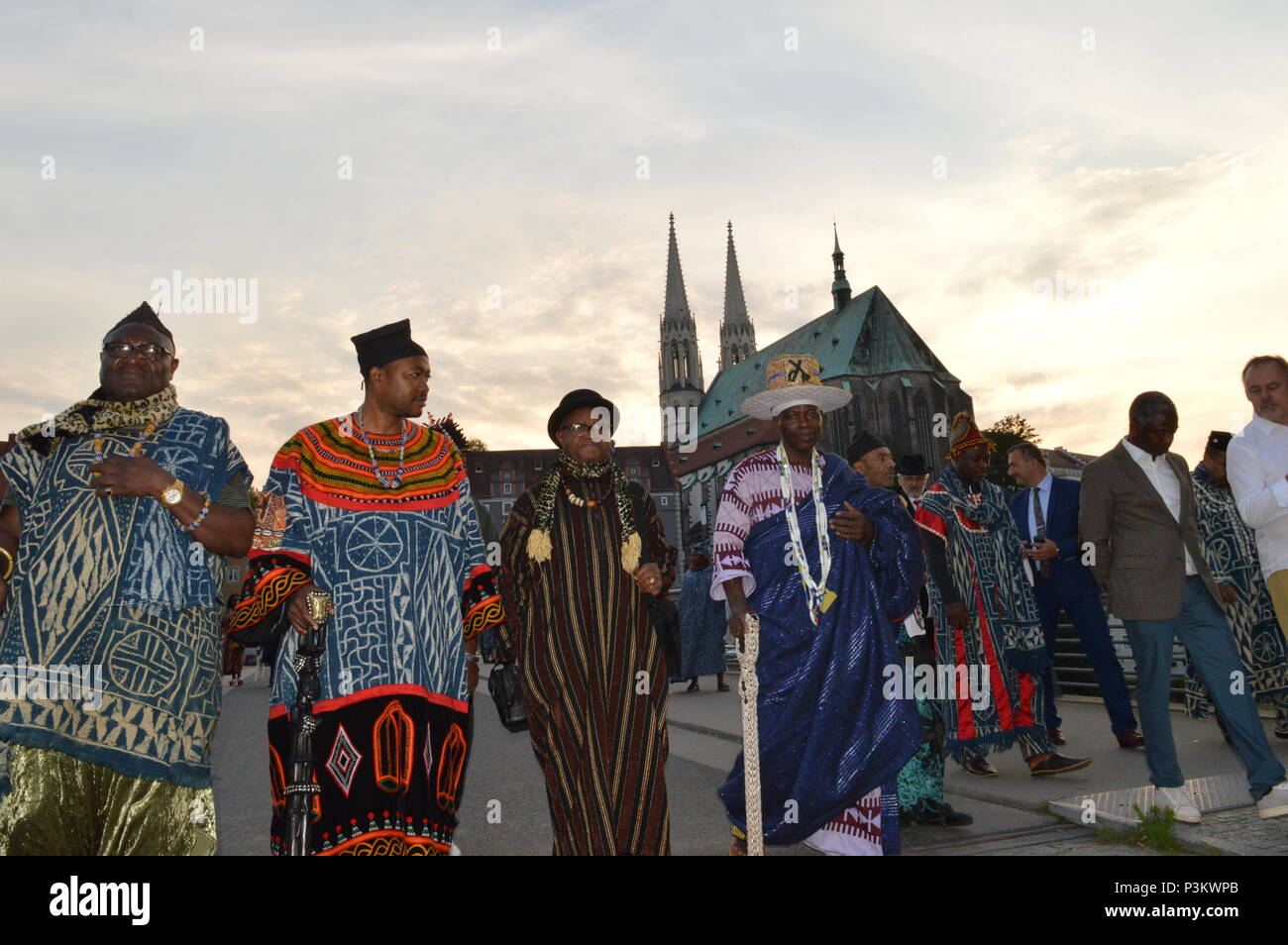 kings of cameroon visit goerlitz and zgorzelec Stock Photo - Alamy