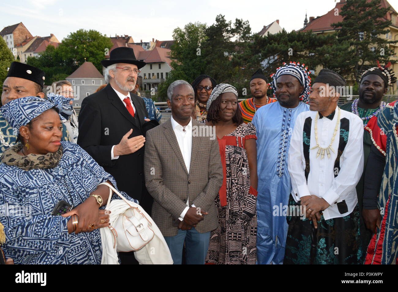 kings of cameroon visit goerlitz and zgorzelec Stock Photo - Alamy