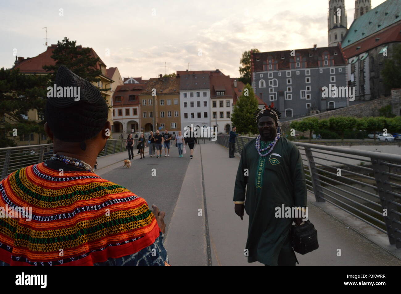 kings of cameroon visit goerlitz and zgorzelec Stock Photo - Alamy