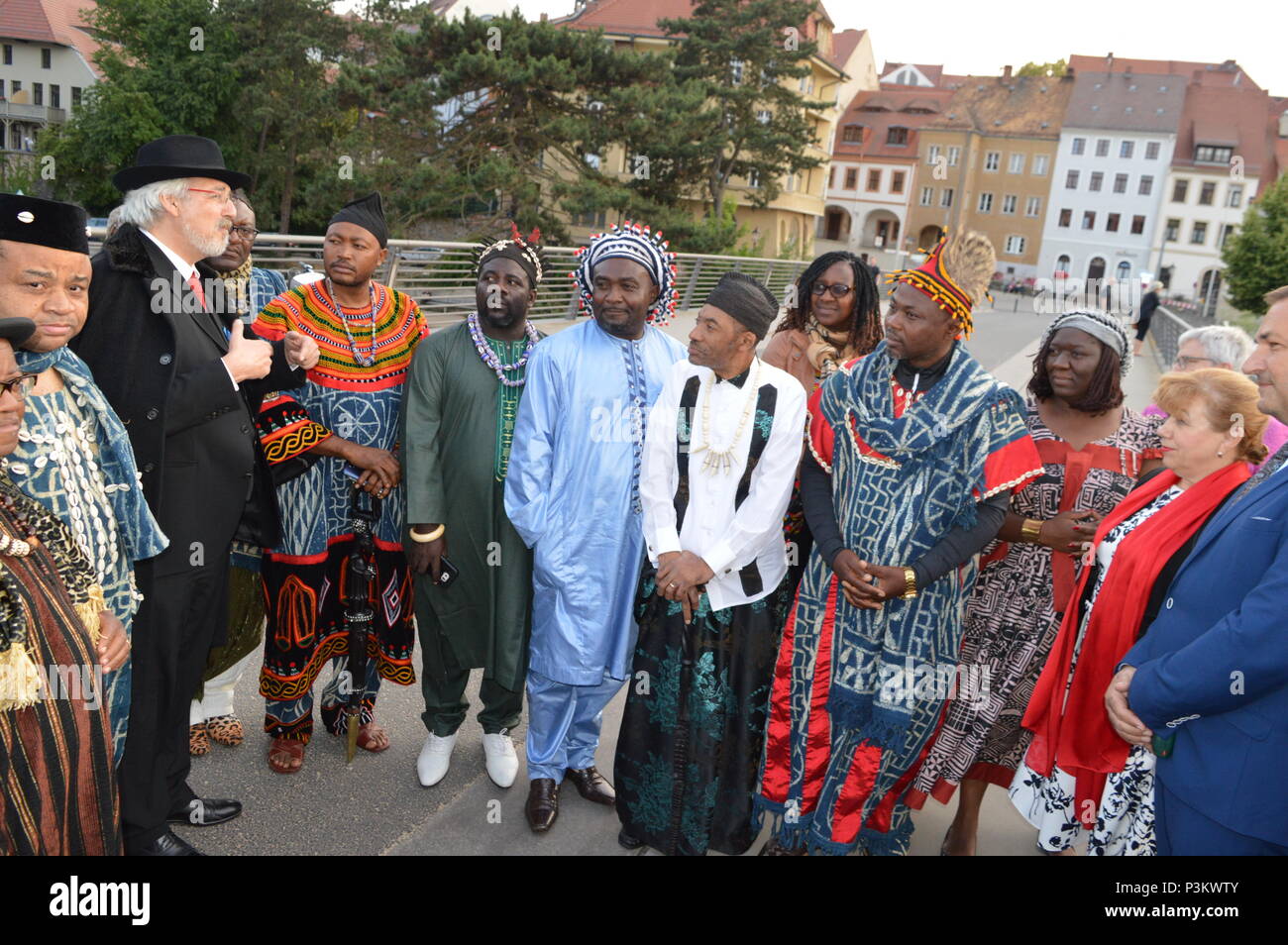 kings of cameroon visit goerlitz and zgorzelec Stock Photo - Alamy