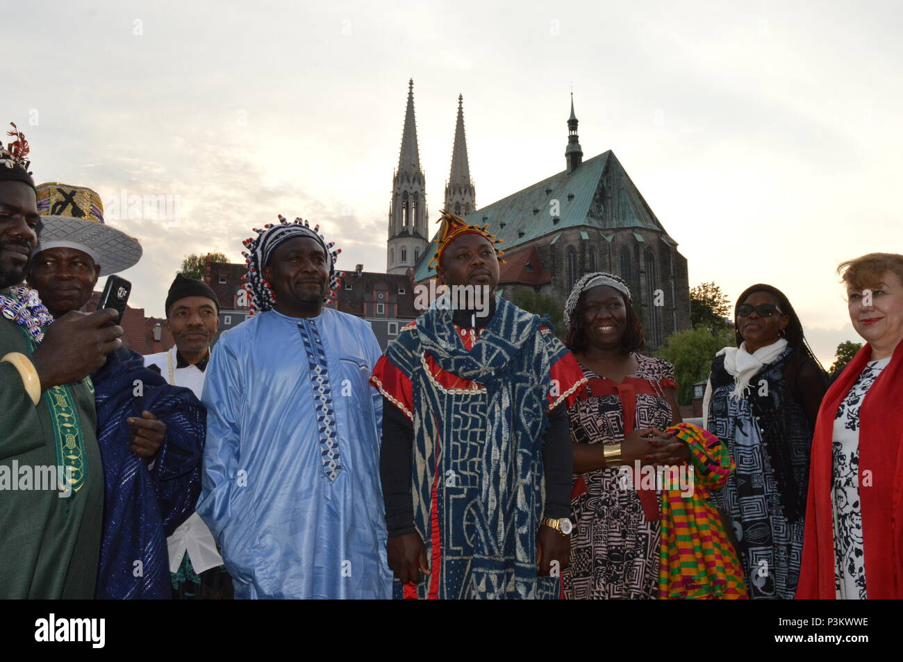 kings of cameroon visit goerlitz and zgorzelec Stock Photo - Alamy