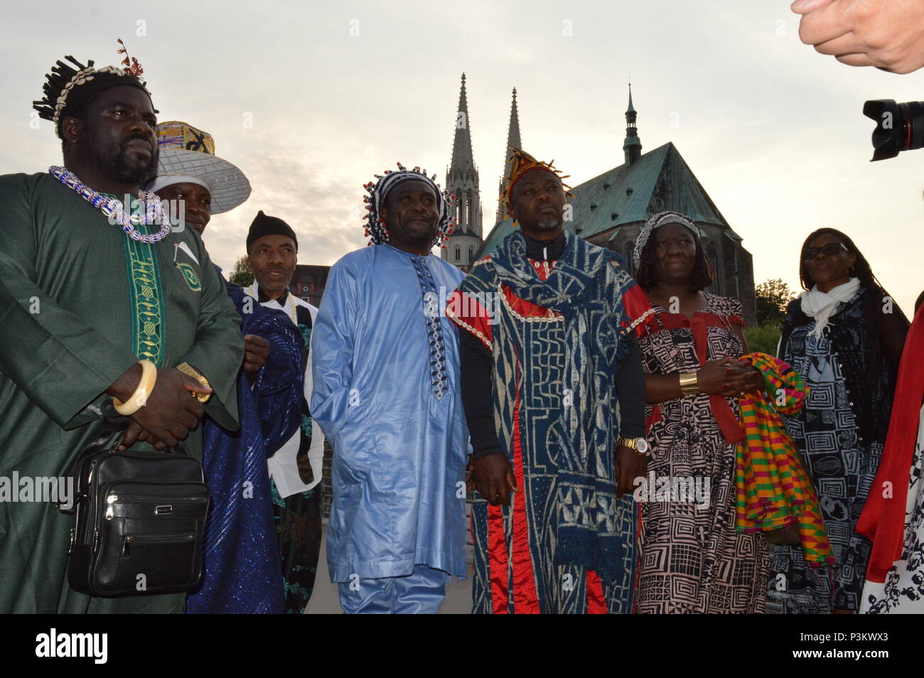 kings of cameroon visit goerlitz and zgorzelec Stock Photo - Alamy