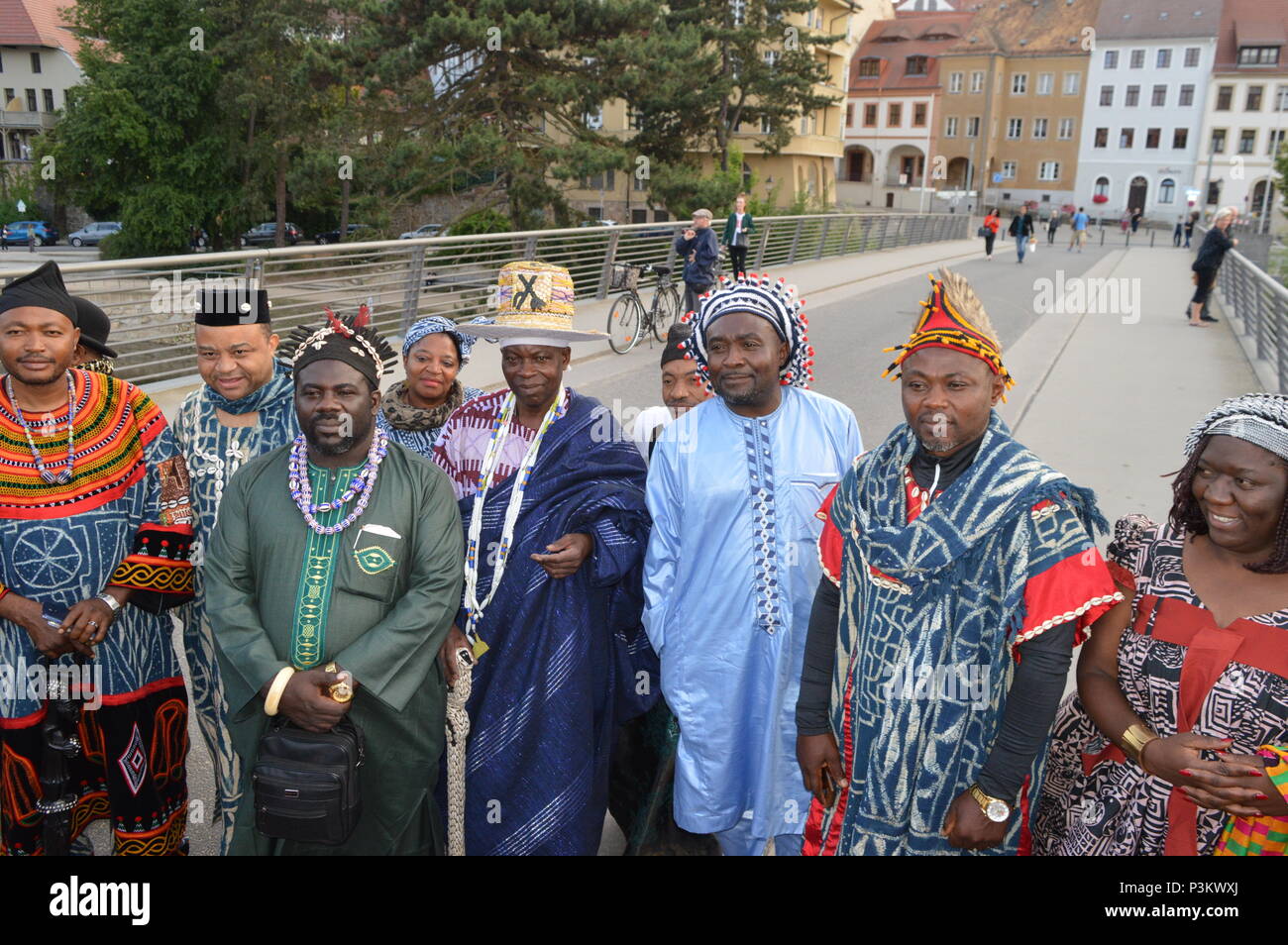 kings of cameroon visit goerlitz and zgorzelec Stock Photo - Alamy