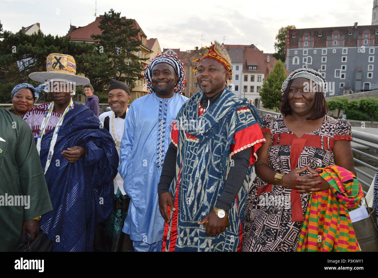 kings of cameroon visit goerlitz and zgorzelec Stock Photo - Alamy